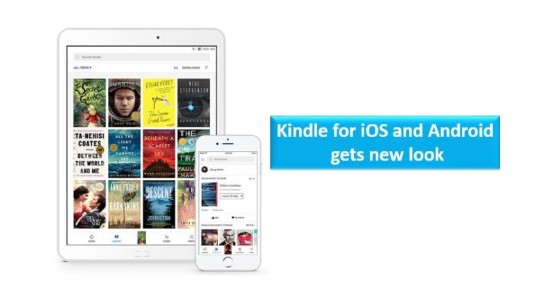 Amazon Kindle app for iOS and Android gets new look - TechDotMatrix