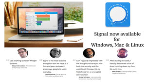 Signal standalone Desktop app for Mac, Windows, Linux - TechDotMatrix