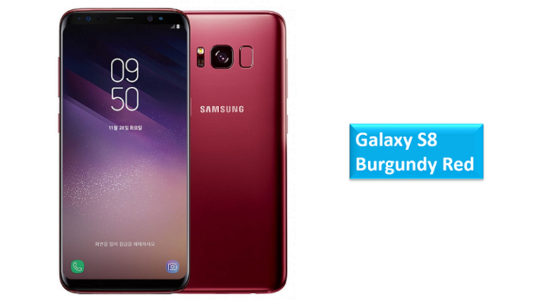 Samsung Galaxy S8 Burgundy Red Limited Edition smartphone launched in ...
