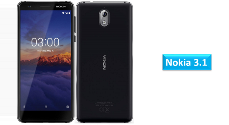 Nokia 3.1 Android One smartphone launched with 5.2-inch 18:9 display ...
