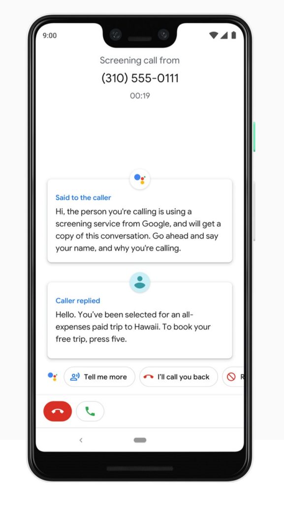 Google is rolling out Call Screen transcription for all Pixel phones ...