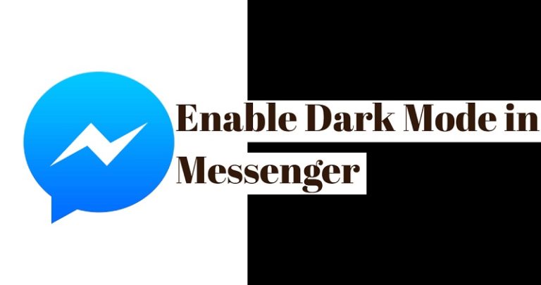How to enable Dark Mode in Facebook Messenger - TechDotMatrix