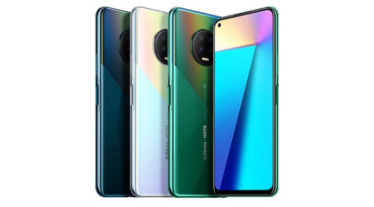 Infinix Note 7 with 6.95-inch HD+ Infinity-O LCD display and quad rear ...