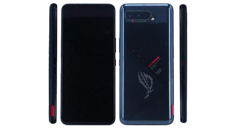 ASUS ROG Phone 5 with 6.78-inch AMOLED display and dot-matrix lighting ...