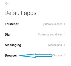 How to change default browser in Android - TechDotMatrix